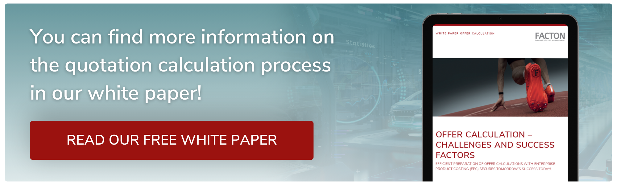 Quotation calculation - step by step to the right price